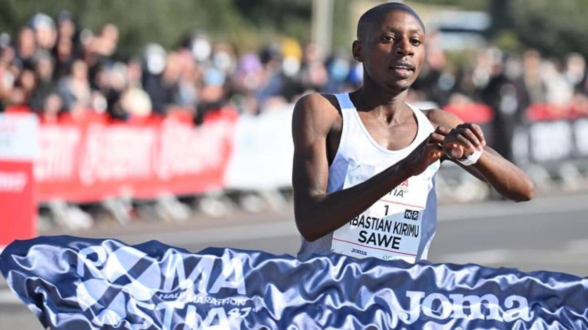 Kenya's Sebastian Sawe Smashes Bahrein Half Marathon Record with 58:57 | Watch Athletics
